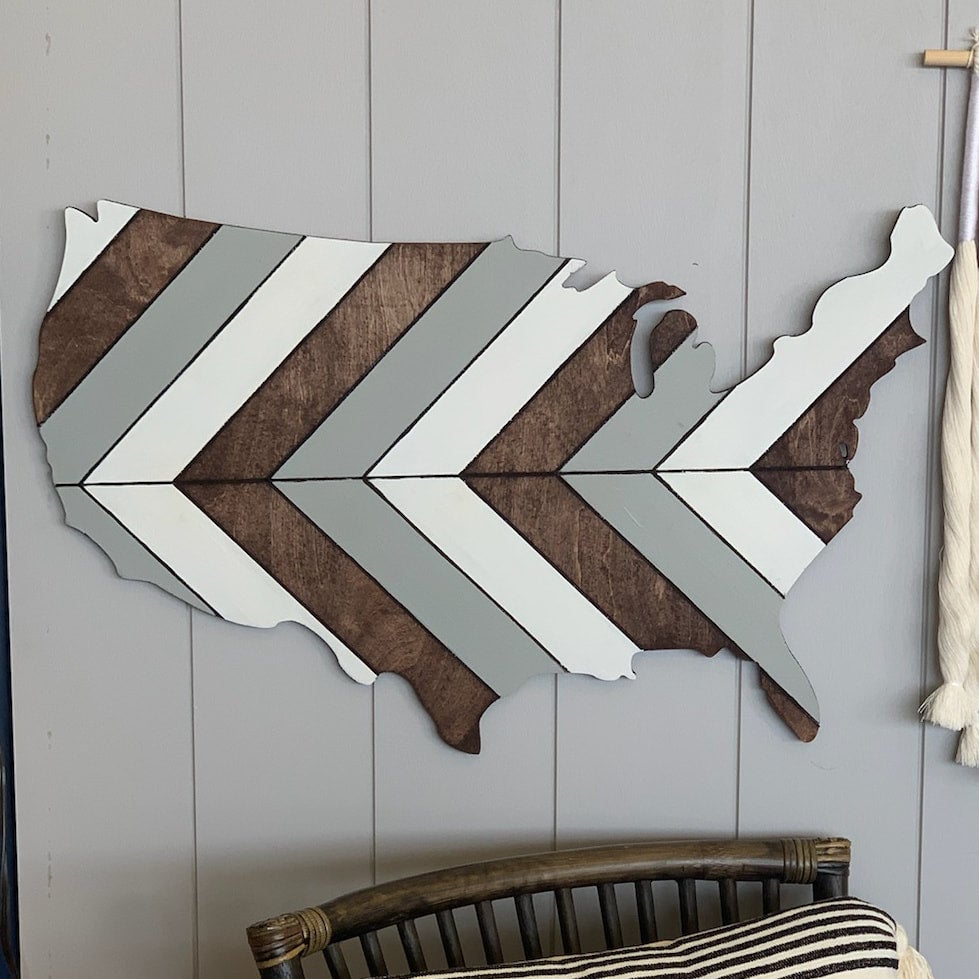 Diy Chevron Wall Art